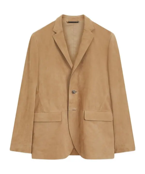 Hugo Boss Single-breasted Suede Blazer