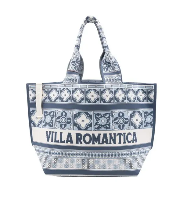 ALEMAIS Villa Romantica Tote Bag - Blue