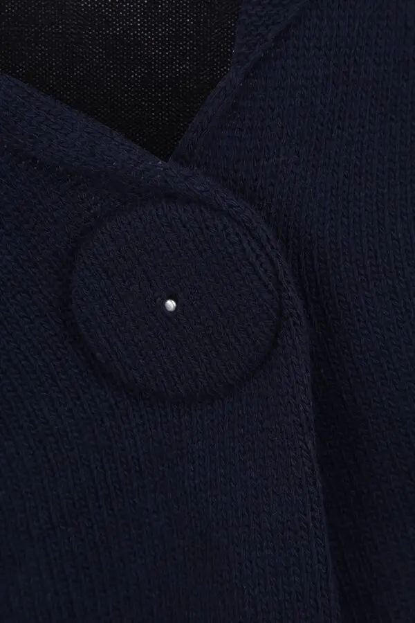 Prada V-neck Buttoned Cashmere Jumper