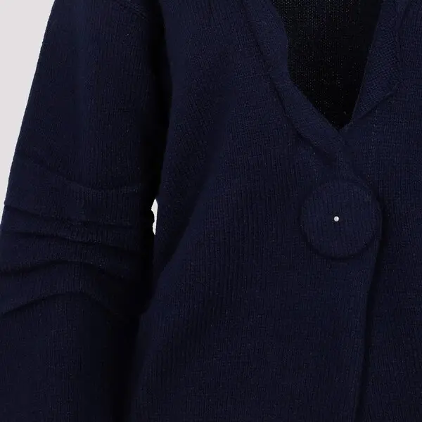 Prada V-neck Buttoned Cashmere Jumper