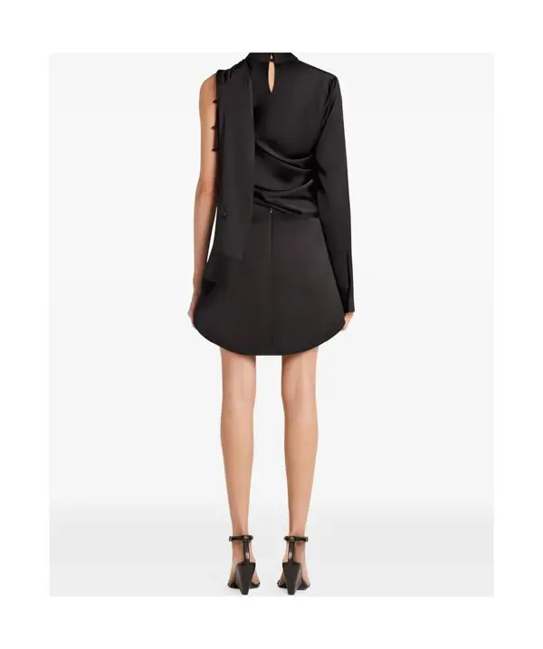 COURREGES Asymmetrical Top With Stand Collar