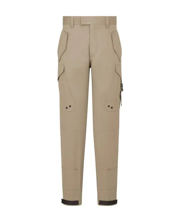 Dior Straight-leg Cargo Pants With Resin Clasp Detail - Beige