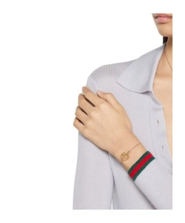 Gucci Blondie Charm Bracelet With Interlocking G Motif