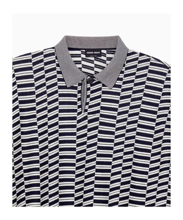 Giorgio Armani Striped Polo Shirt