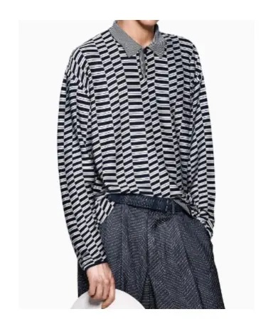 Giorgio Armani Striped Polo Shirt