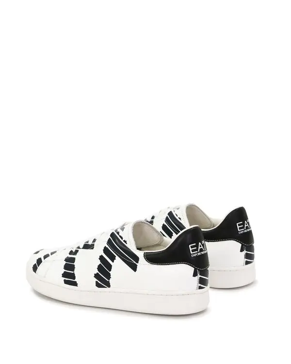 EA7 Logo Lacing Casual Sneakers