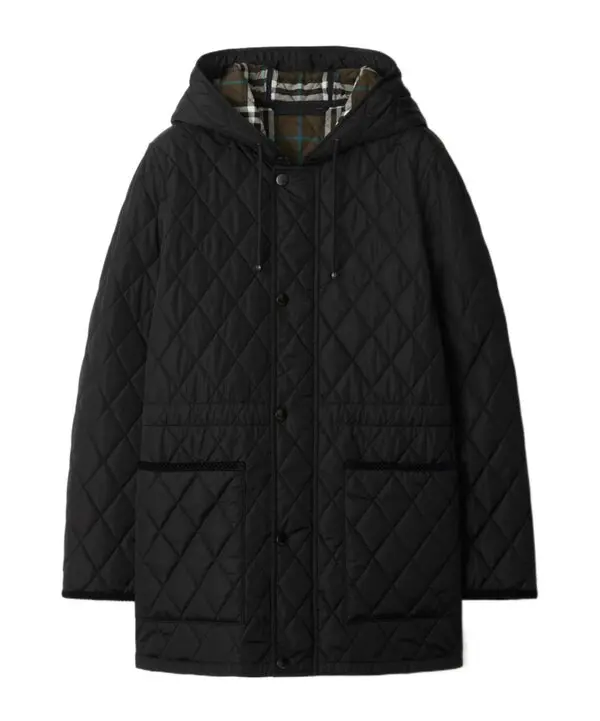 Burberry Devon Quilted Hooded Parka
