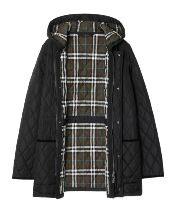 Burberry Devon Quilted Hooded Parka