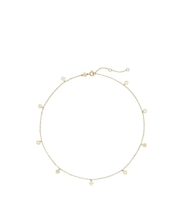 Tory Burch Forget Me Not Necklace - Tory Gold