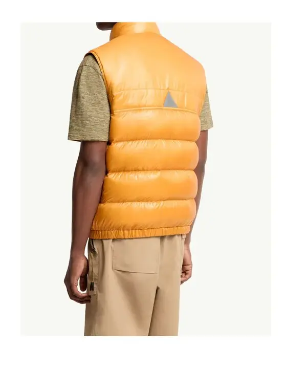 Moncler Uychi Packable Down Gilet - Yellow