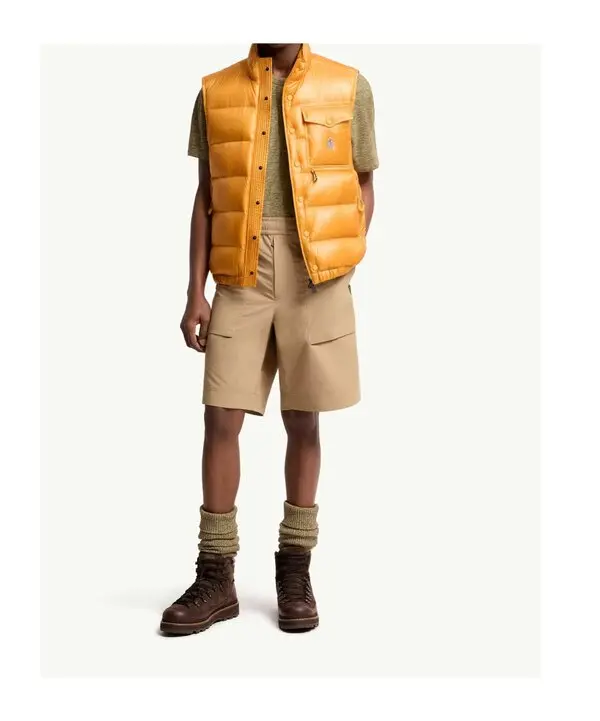 Moncler Uychi Packable Down Gilet - Yellow
