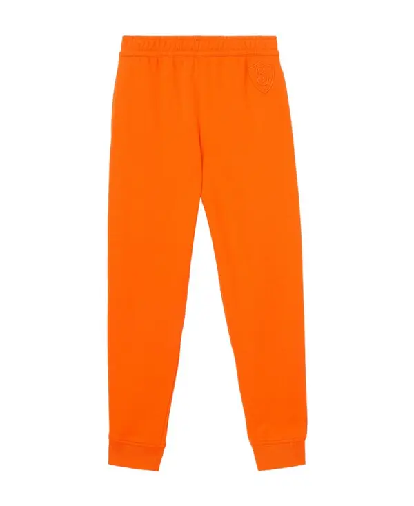 Burberry Logo Embroidered Track Pants - Orange