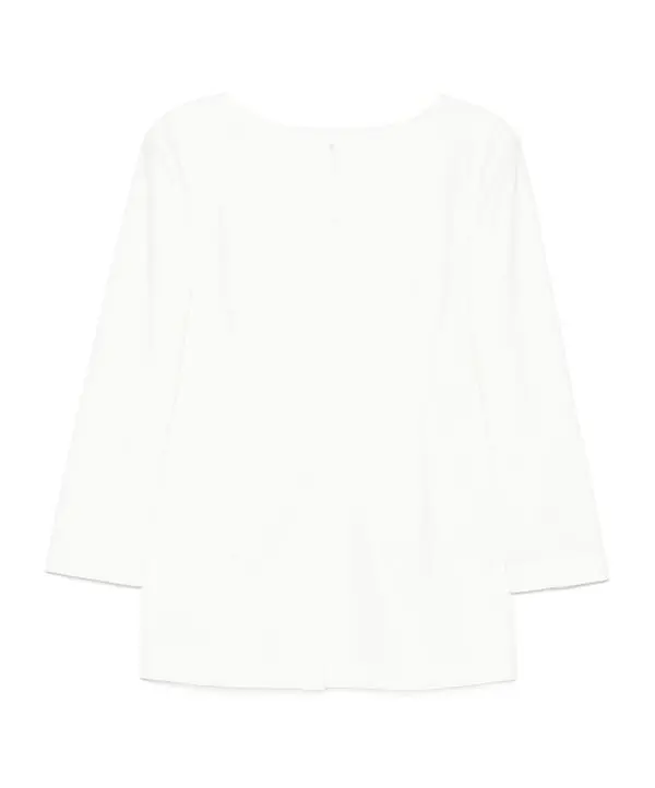 AMOMENTO Boatneck Zip-up Blazer