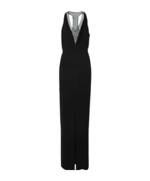 Max Mara Seclo Embellished V-neck Sleeveless Dress