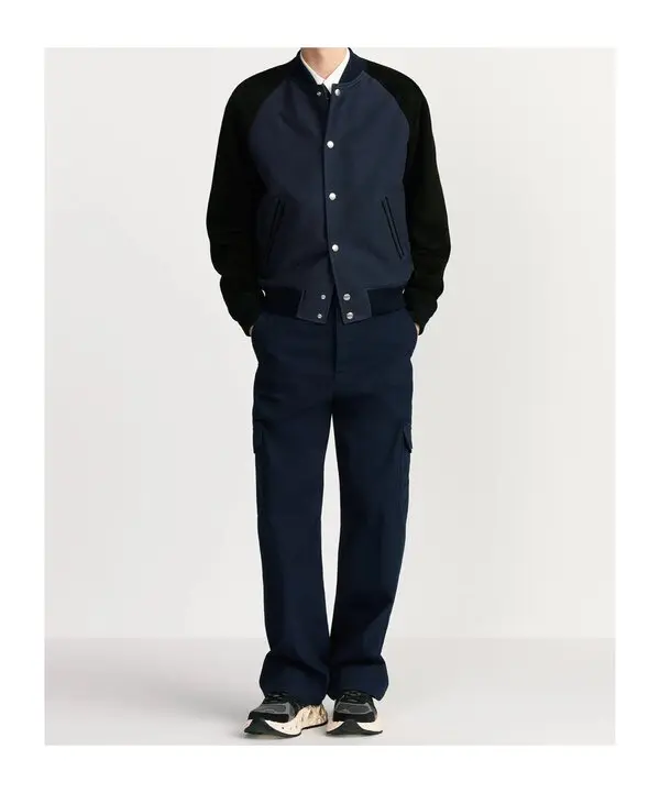 Dior Cotton Twill Cargo Pants With Ribbon Logo