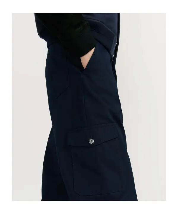 Dior Cotton Twill Cargo Pants With Ribbon Logo