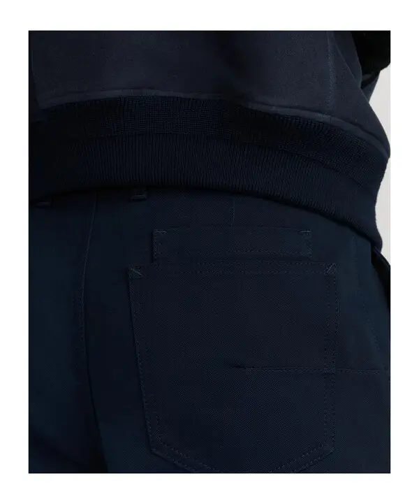 Dior Cotton Twill Cargo Pants With Ribbon Logo