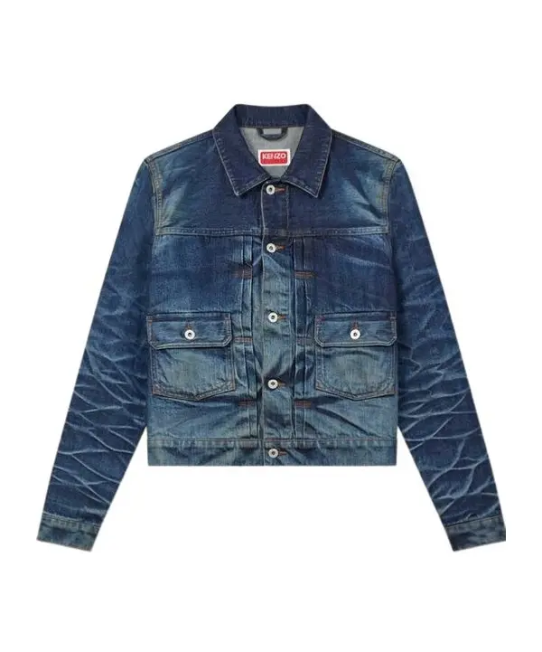 Kenzo Logo Patch Denim Jacket
