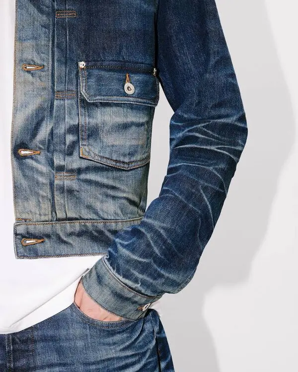 Kenzo Logo Patch Denim Jacket