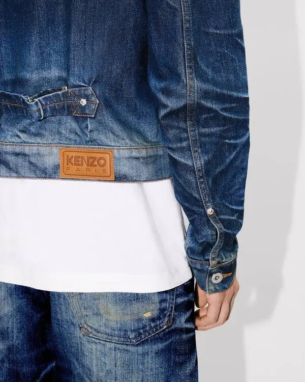Kenzo Logo Patch Denim Jacket