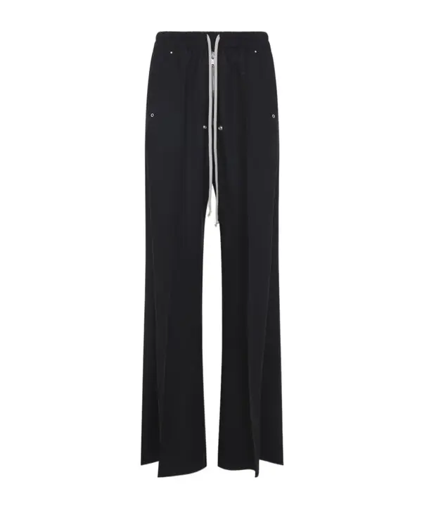 Rick Owens Drawstring Pants With Rivet Details - Black