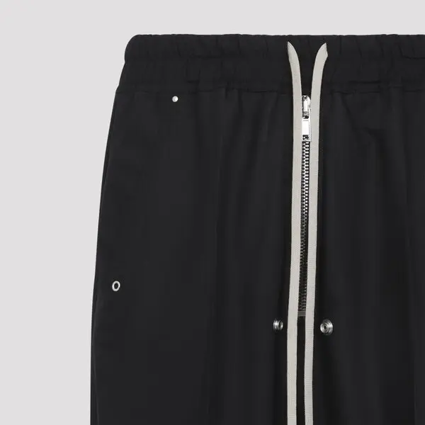 Rick Owens Drawstring Pants With Rivet Details - Black