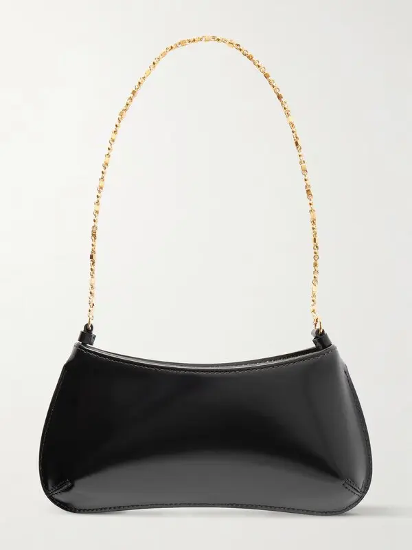 Jacquemus Small Bisou Chaine Shoulder Bag - Black