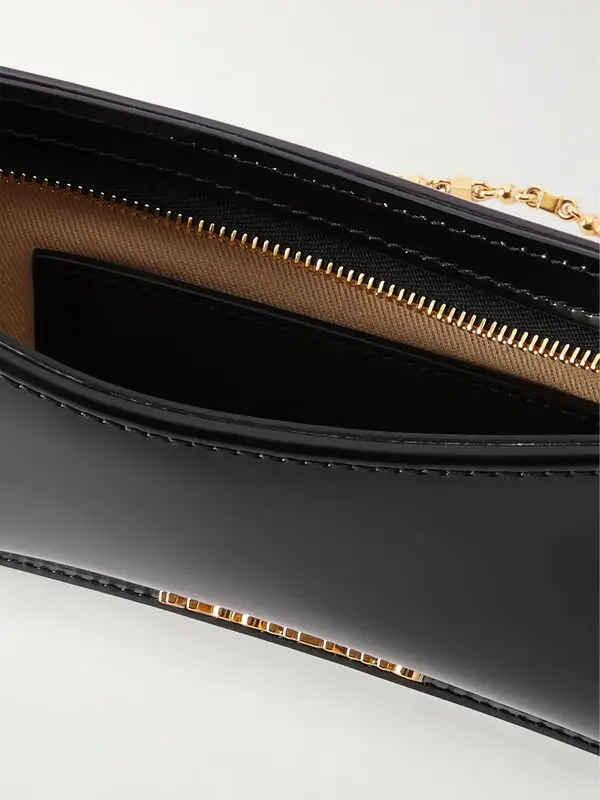 Jacquemus Small Bisou Chaine Shoulder Bag - Black