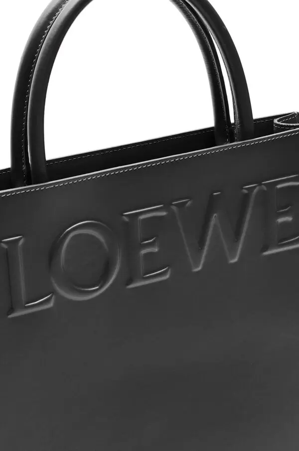 Loewe Standard A4 Tote In Sleek Calfskin