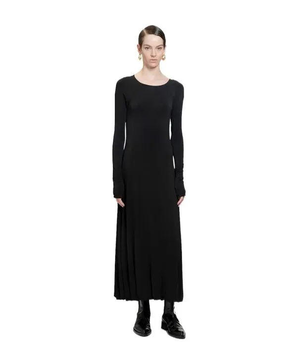 JIL SANDER Open Back Knotted Midi Dress