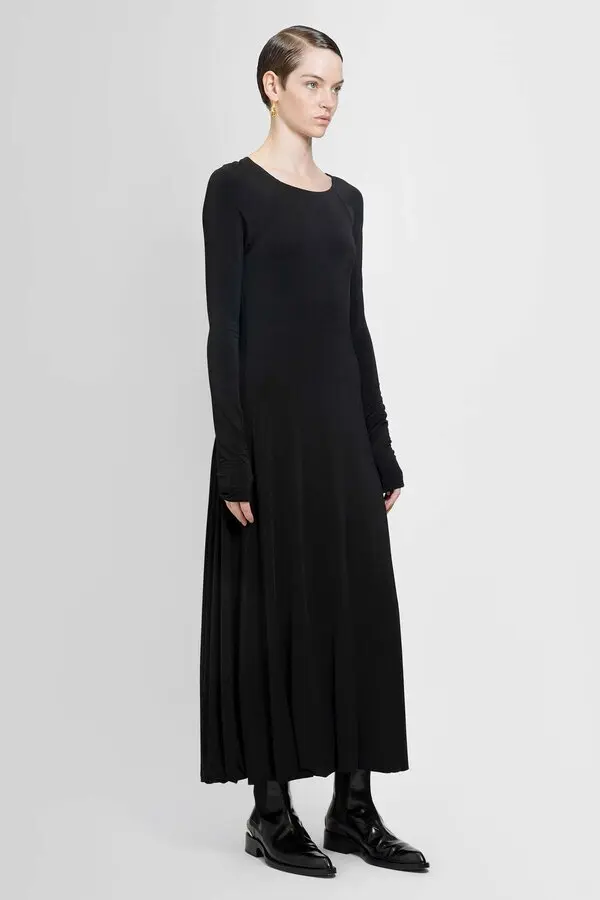 JIL SANDER Open Back Knotted Midi Dress