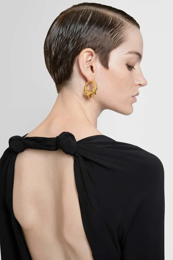 JIL SANDER Open Back Knotted Midi Dress