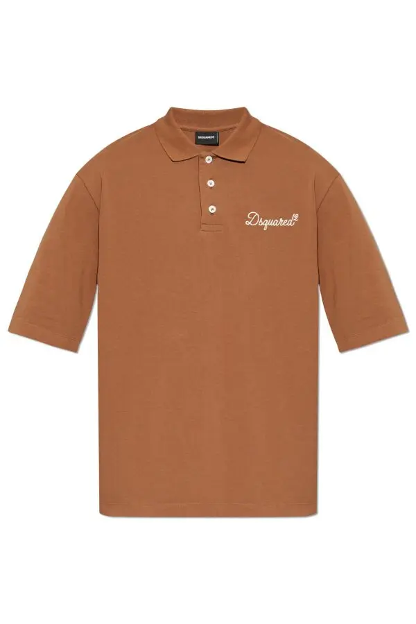 Dsquared2 Logo-embroidered Polo Shirt