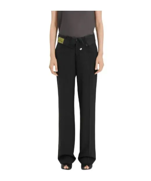 MAISON MARGIELA Reverse Waistband Trousers - Black