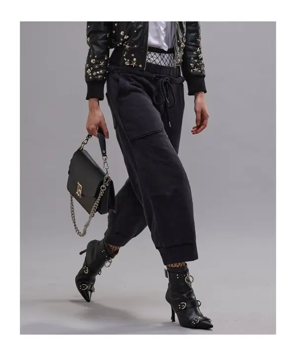 R13 Cropped Drawstring Joggers