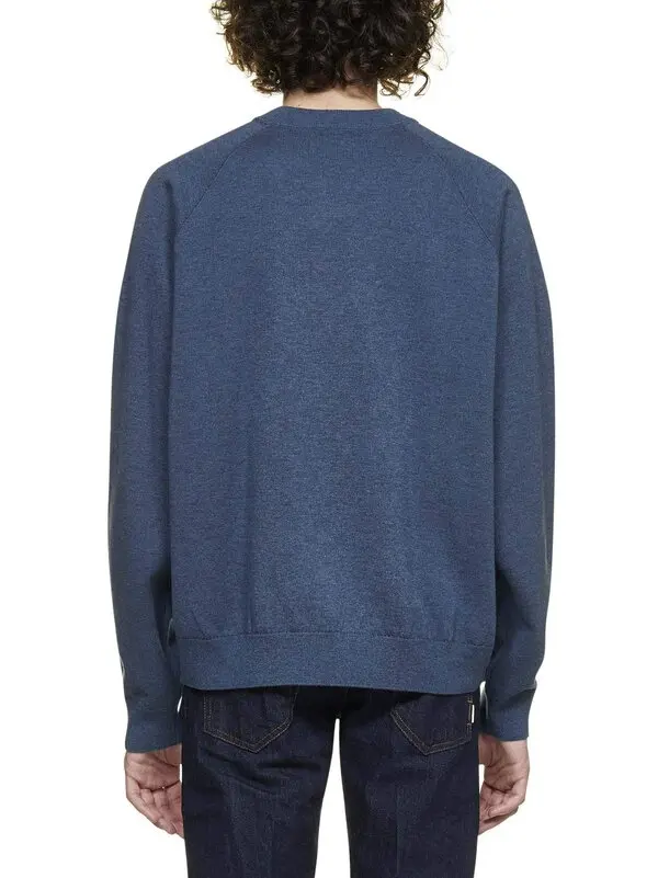 Kenzo Logo Crew Neck Jumper - Blue