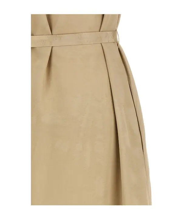 Peserico Belted Midi Dress With Cutout Details