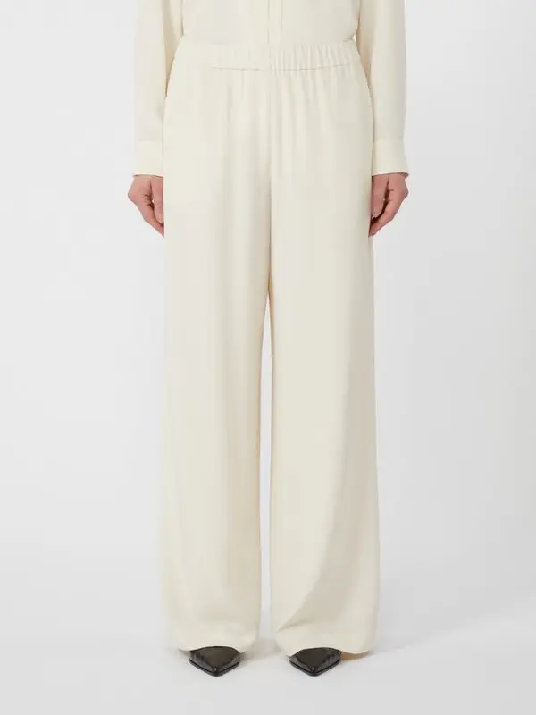 Max Mara Bonn Wide-leg Trousers - White