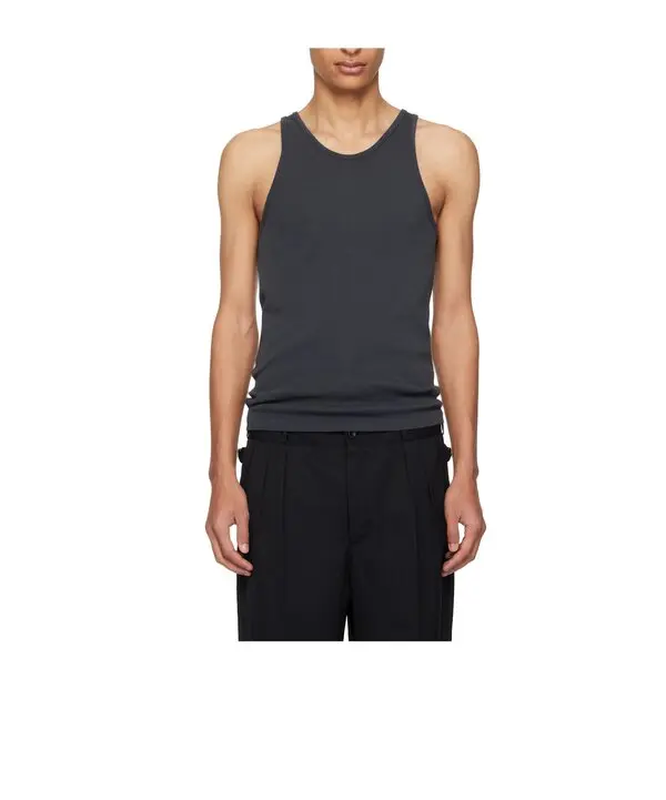 MAISON MARGIELA Sleeveless Crewneck Top - Charcoal