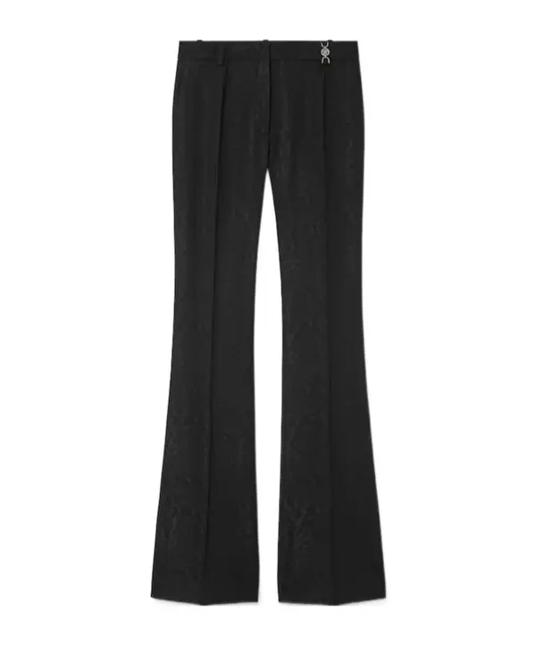 Versace Pattern-printed Creased Trousers