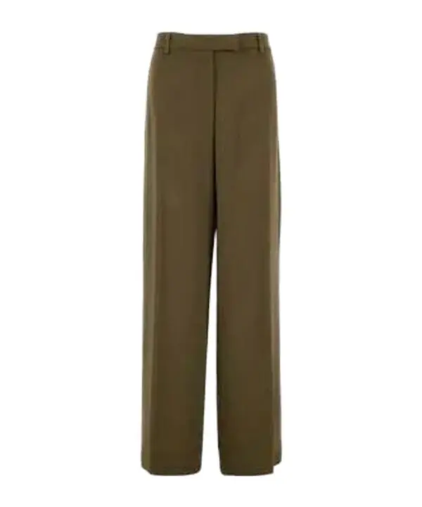 Dries Van Noten Wide-leg Tailored Trousers - Green