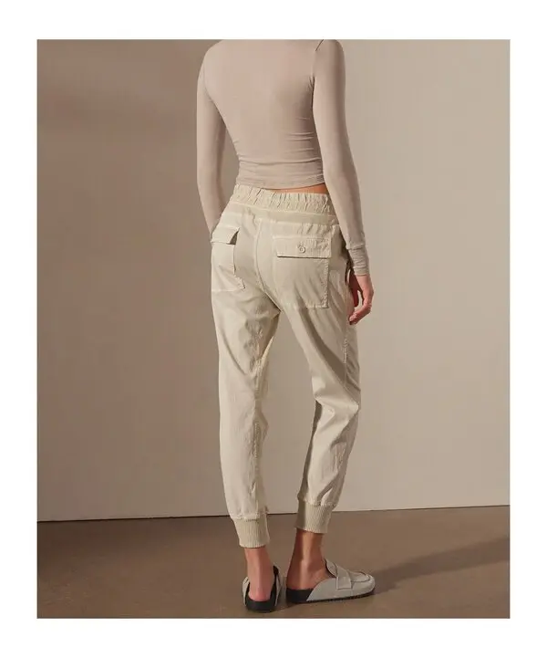 JAMES PERSE Ribbed Cuff Drawstring Trousers