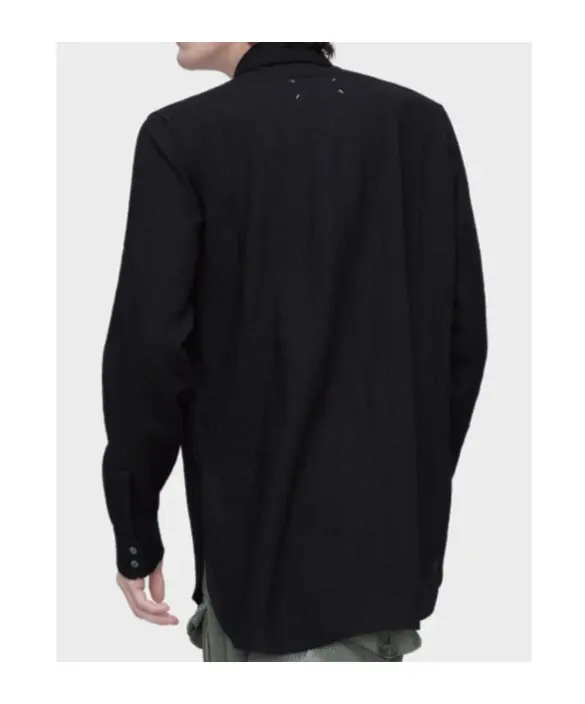 MAISON MARGIELA Virgin Wool Long-sleeved Shirt