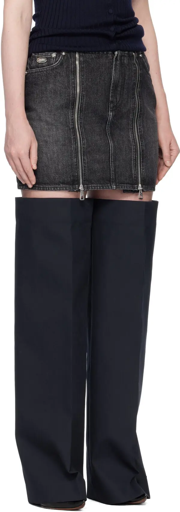 JEAN PAUL GAULTIER Zip Front Mini Skirt