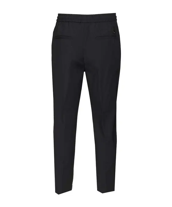 Jacob Cohen Drawstring Pleated Trousers - Black