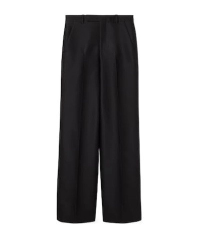 Gucci Embroidered Gabardine Pants - Black