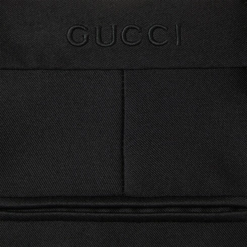 Gucci Embroidered Gabardine Pants