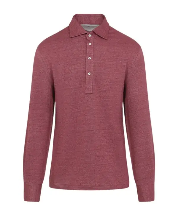 Brunello Cucinelli Long-sleeved Polo Shirt