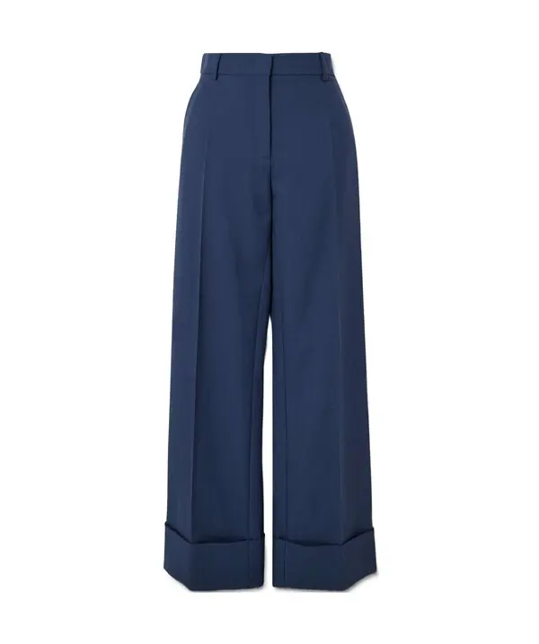 Valentino Garavani Belt-loop Wide-leg Trousers