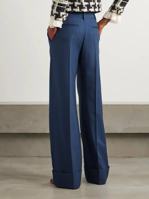 Valentino Garavani Belt-loop Wide-leg Trousers